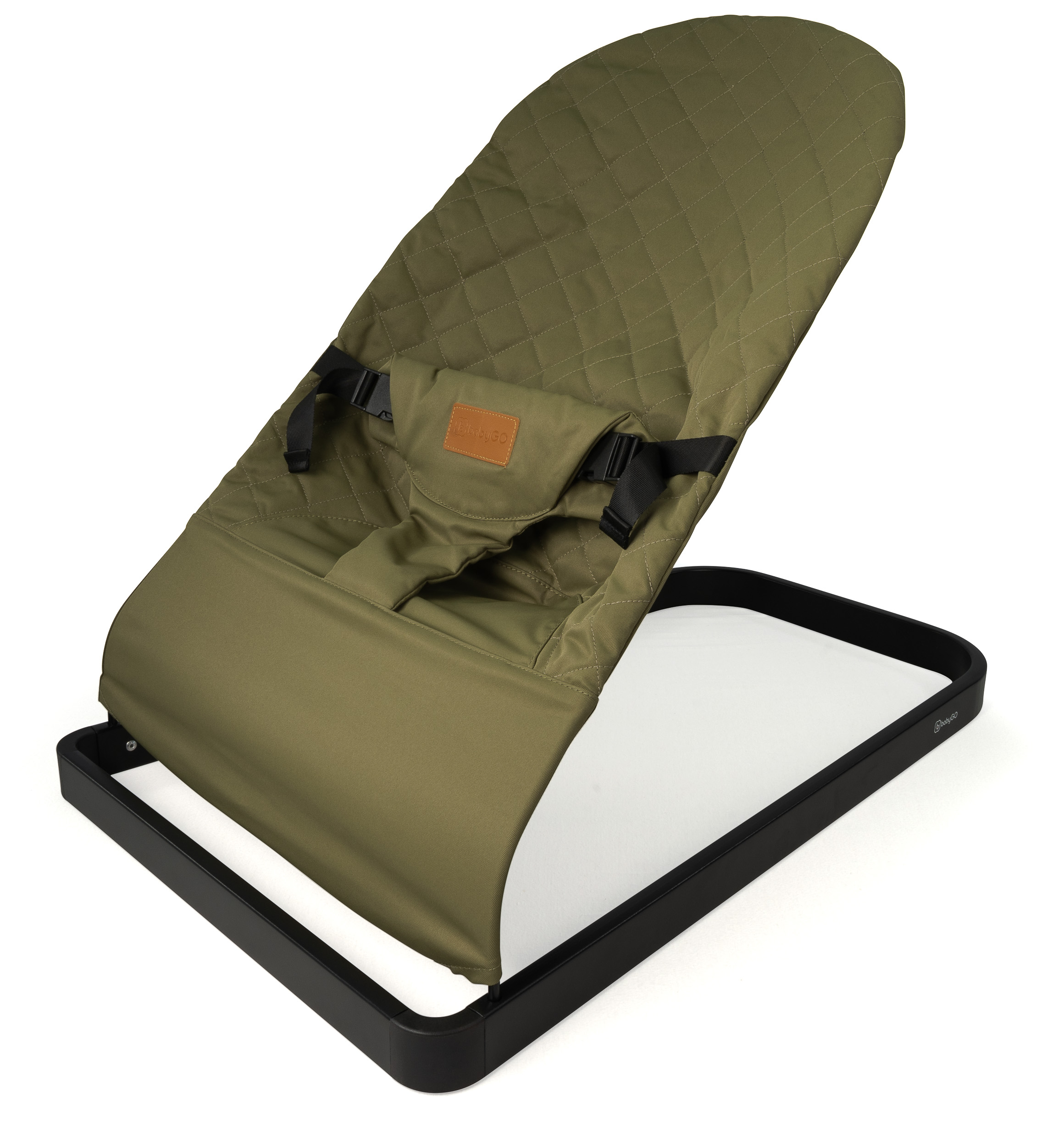 BabyGO Comfort Bouncer Wippe Babywippe bis 9 kg khaki TOP 4260332057851 ...